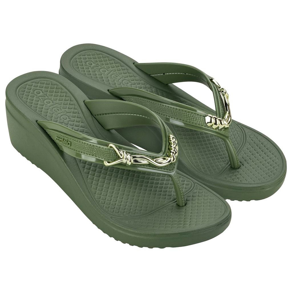 Zapatilla Azaleia 19134-BI433 verde - Lily Store